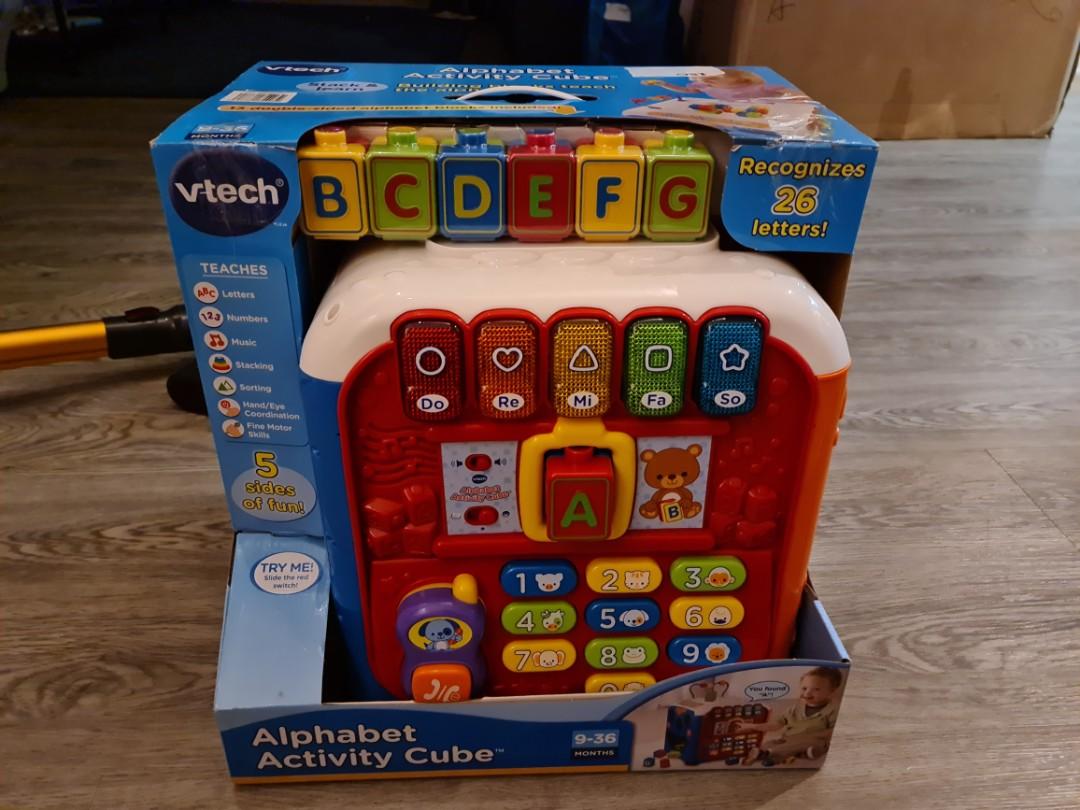 Vtech Alphabet Activity Cube, Babies & Kids, Infant Playtime on Carousell