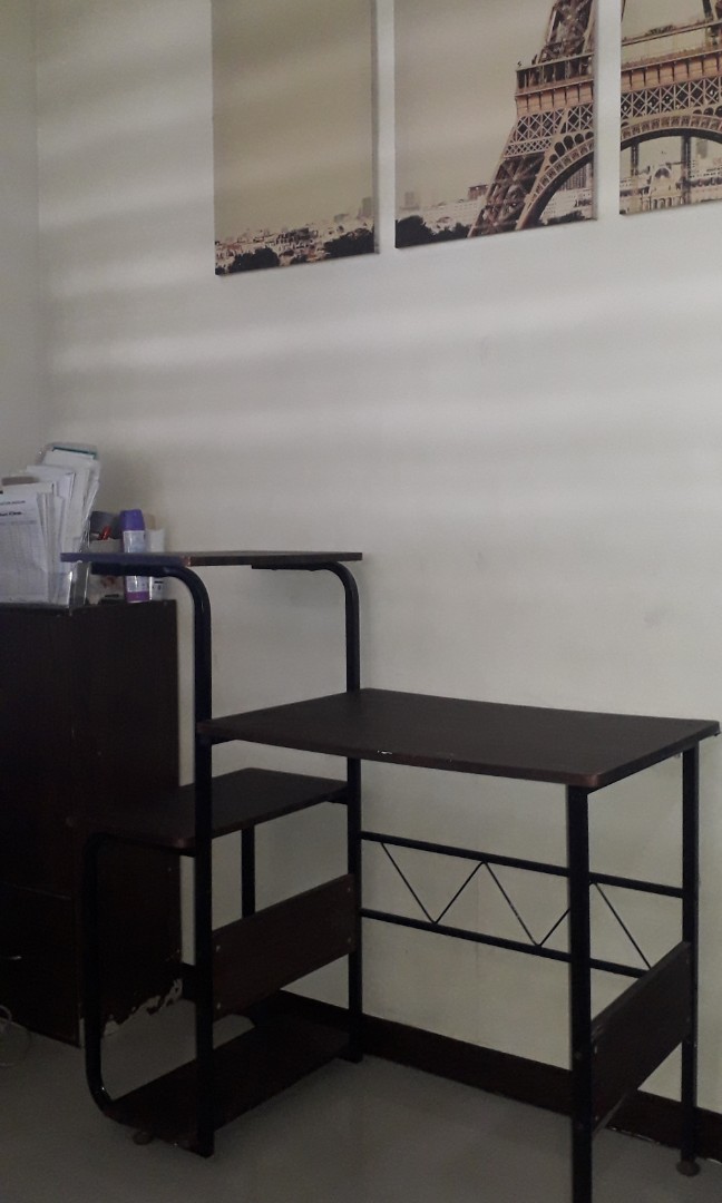 Office table wfh essentials, Furniture & Home Living, Office Furniture ...
