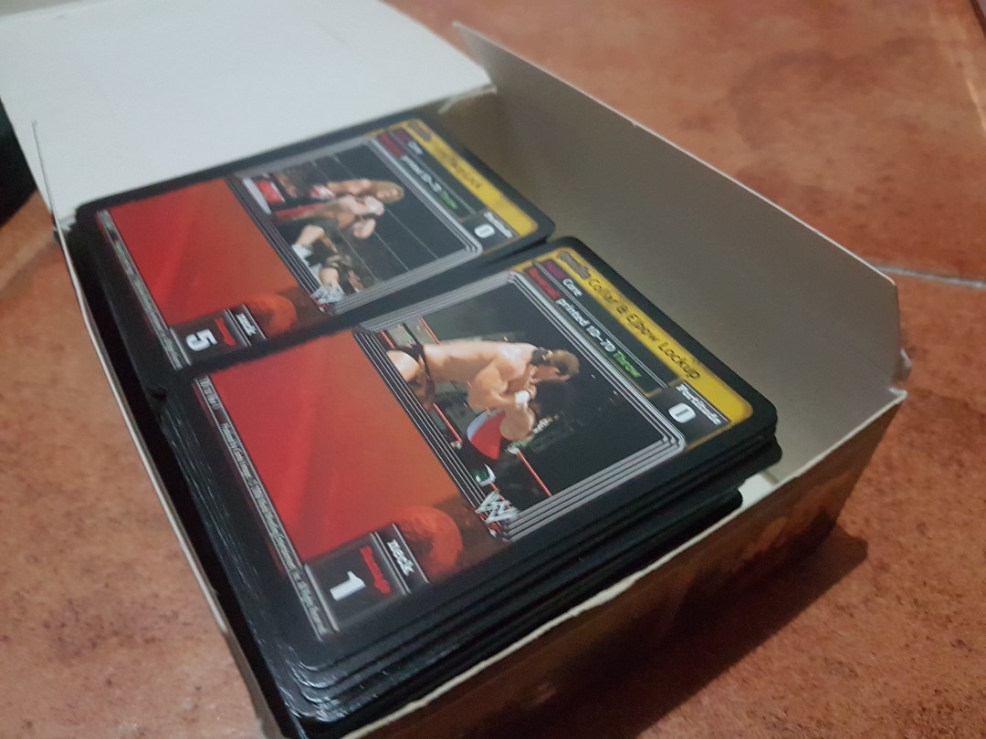 Wwe raw deal revolution deck building cards bundle for sale, Hobbies ...