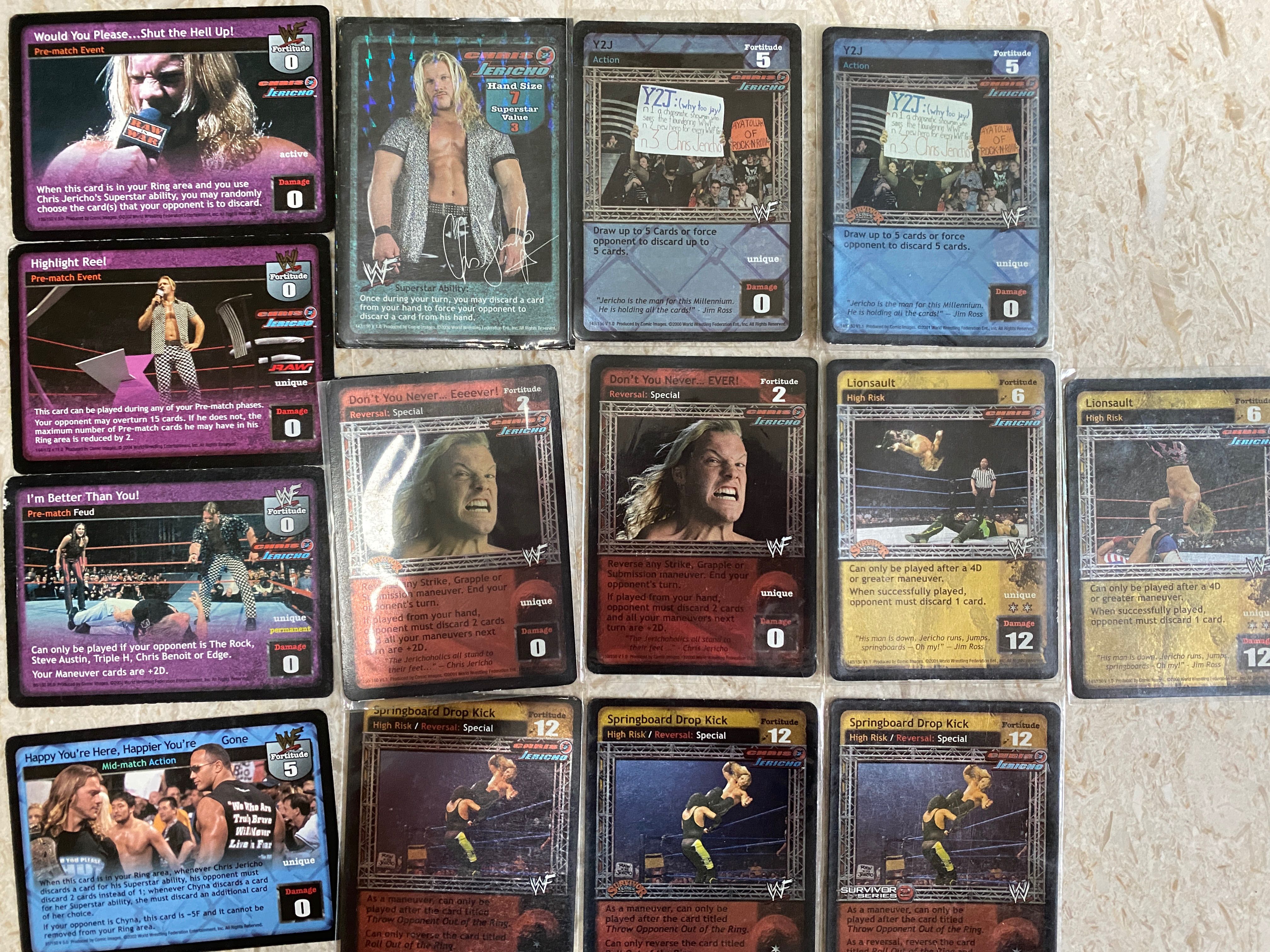 WWF WWE PLAYING CARDS (SET), Hobbies & Toys, Toys & Games on Carousell