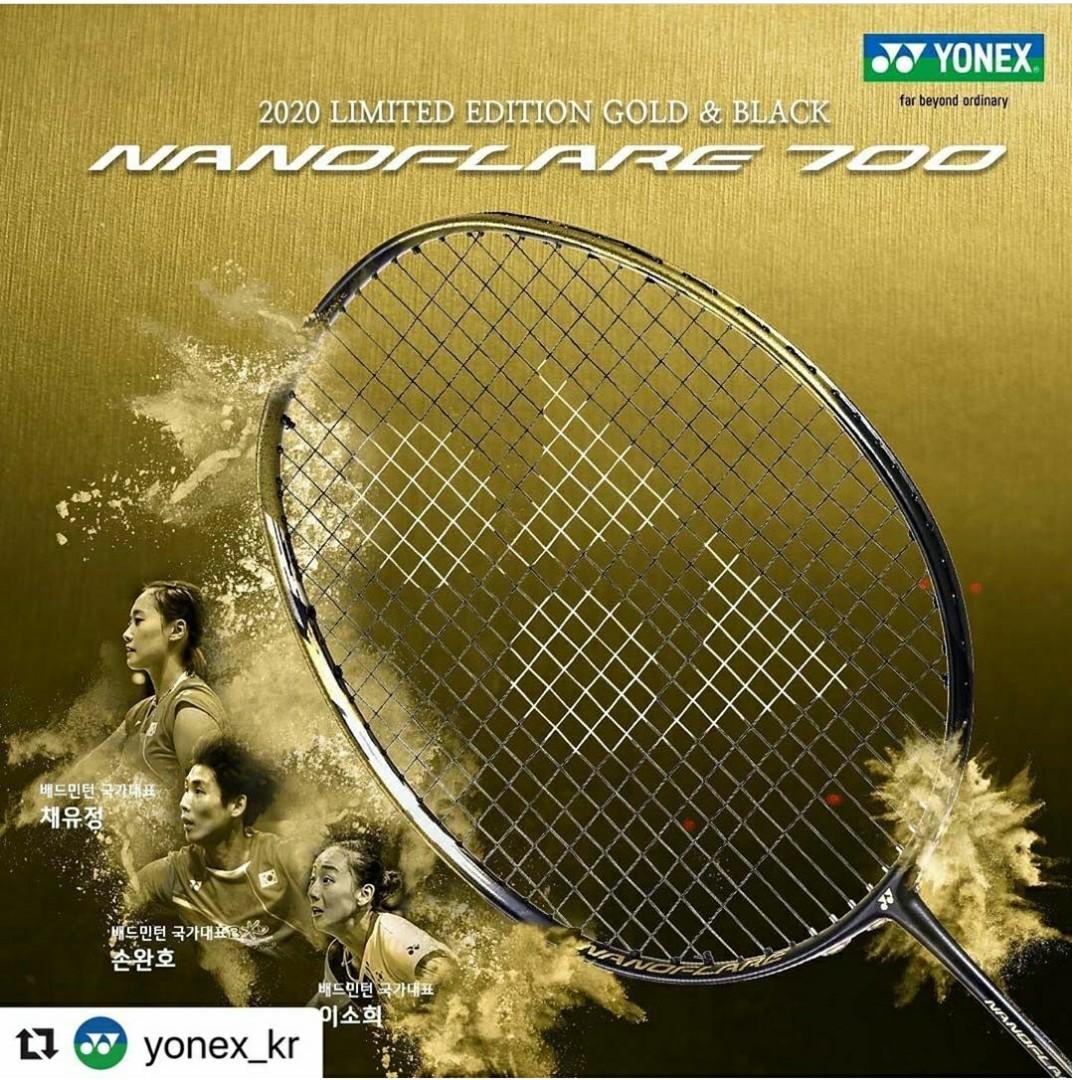 Yonex Nanoflare 700 Limited edition 2020, Sports Equipment, Sports & Games, Racket & Ball Sports ...