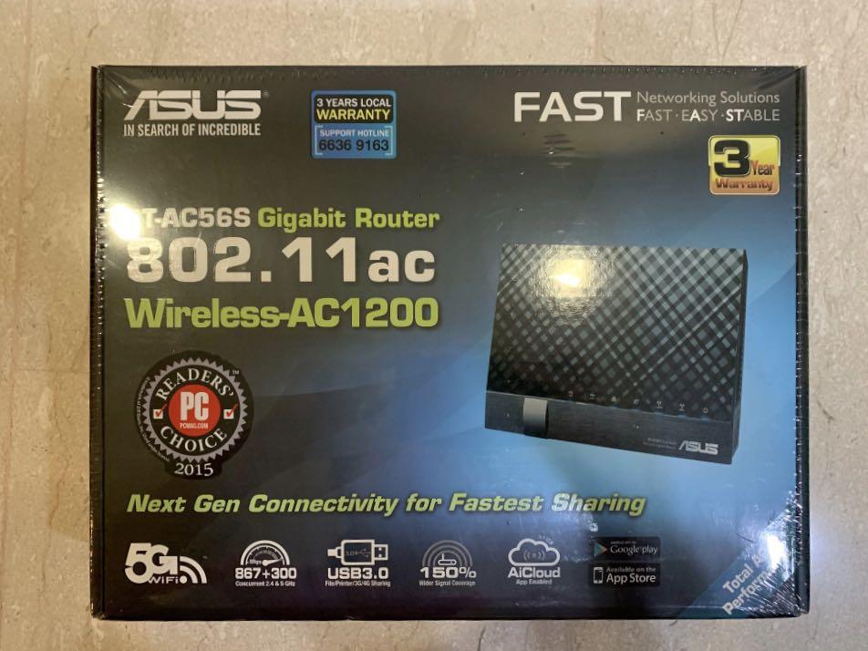 Asus Wireless-AC1200 Router, Computers & Tech, Parts & Accessories ...