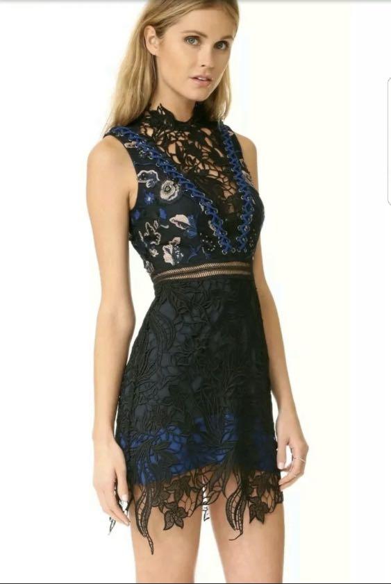 Authentic Self-Portrait Clementine Dress, Fesyen Wanita, Pakaian Wanita ...