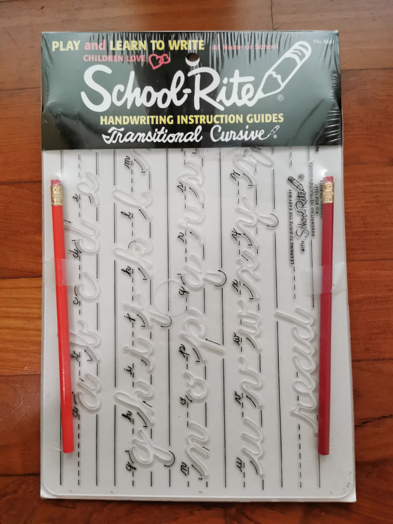 BN School Rite Handwriting Instruction Guide Transitional Cursive ...