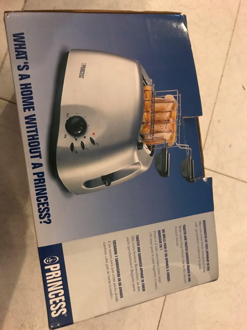 Bread toaster - princess silver croque monsieur, TV & Home Appliances ...