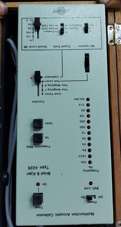 Bruel & Kjaer type 4226 Multifunction Acoustic Calibrator with UA 1231 ...