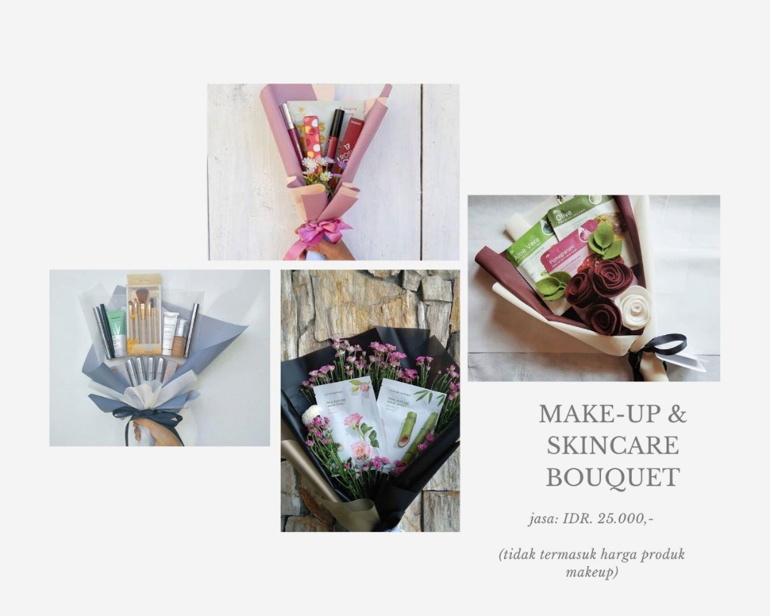buket snack/buket bunga/buket make up, Desain & Kerajinan Tangan, Karya ...