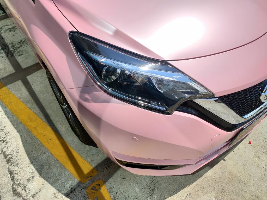 Car Wrap - Satin Sakura Pink, Car Accessories, Accessories on Carousell
