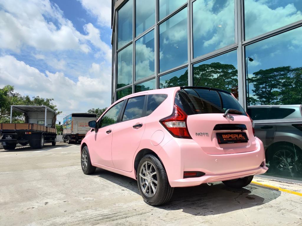 Car Wrap - Satin Sakura Pink, Car Accessories, Accessories on Carousell