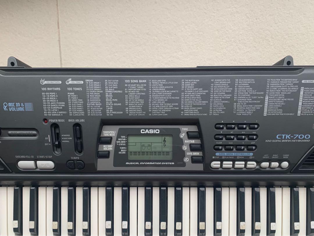 Casio CTK-700 Piano Keybord, Electronics, Others on Carousell