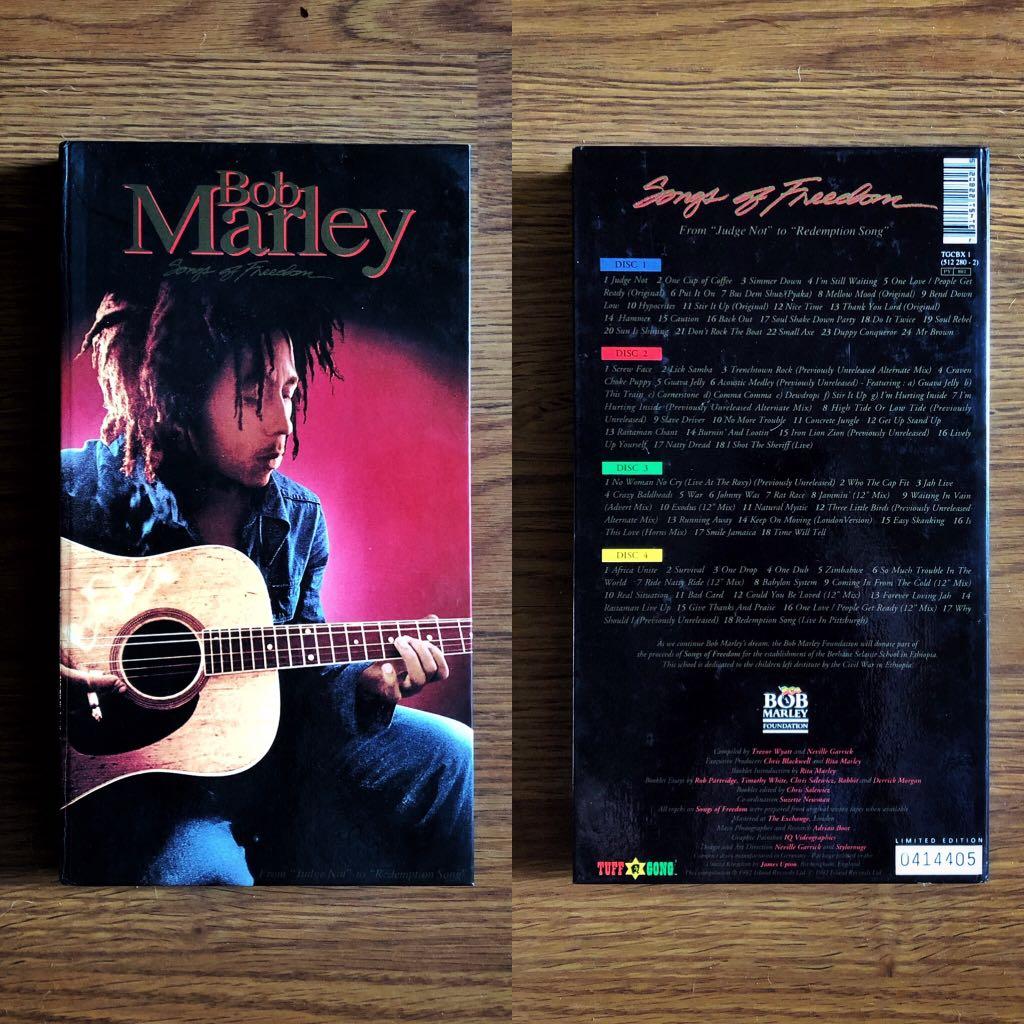 CD : Bob Marley - Songs Of Freedom (4CD Boxset), Hobbies & Toys, Music & Media, CDs & DVDs on ...