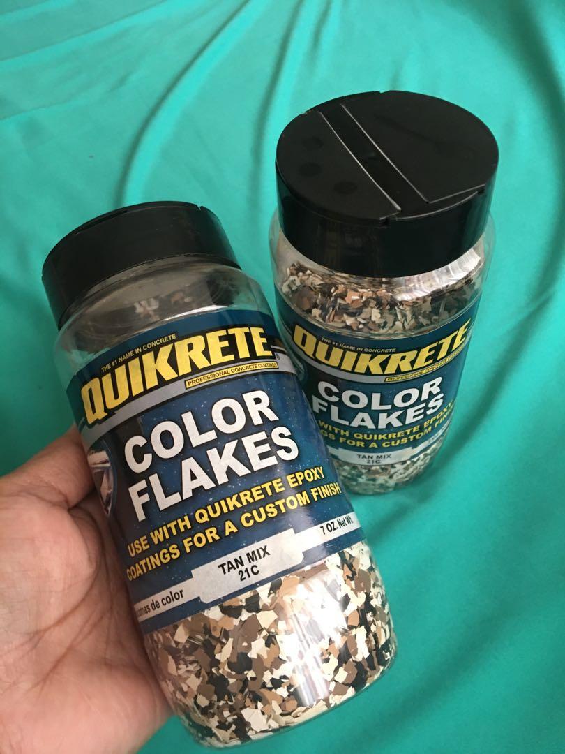 Concrete Color Flakes Quikrete, Hobbies & Toys, Stationary & Craft ...