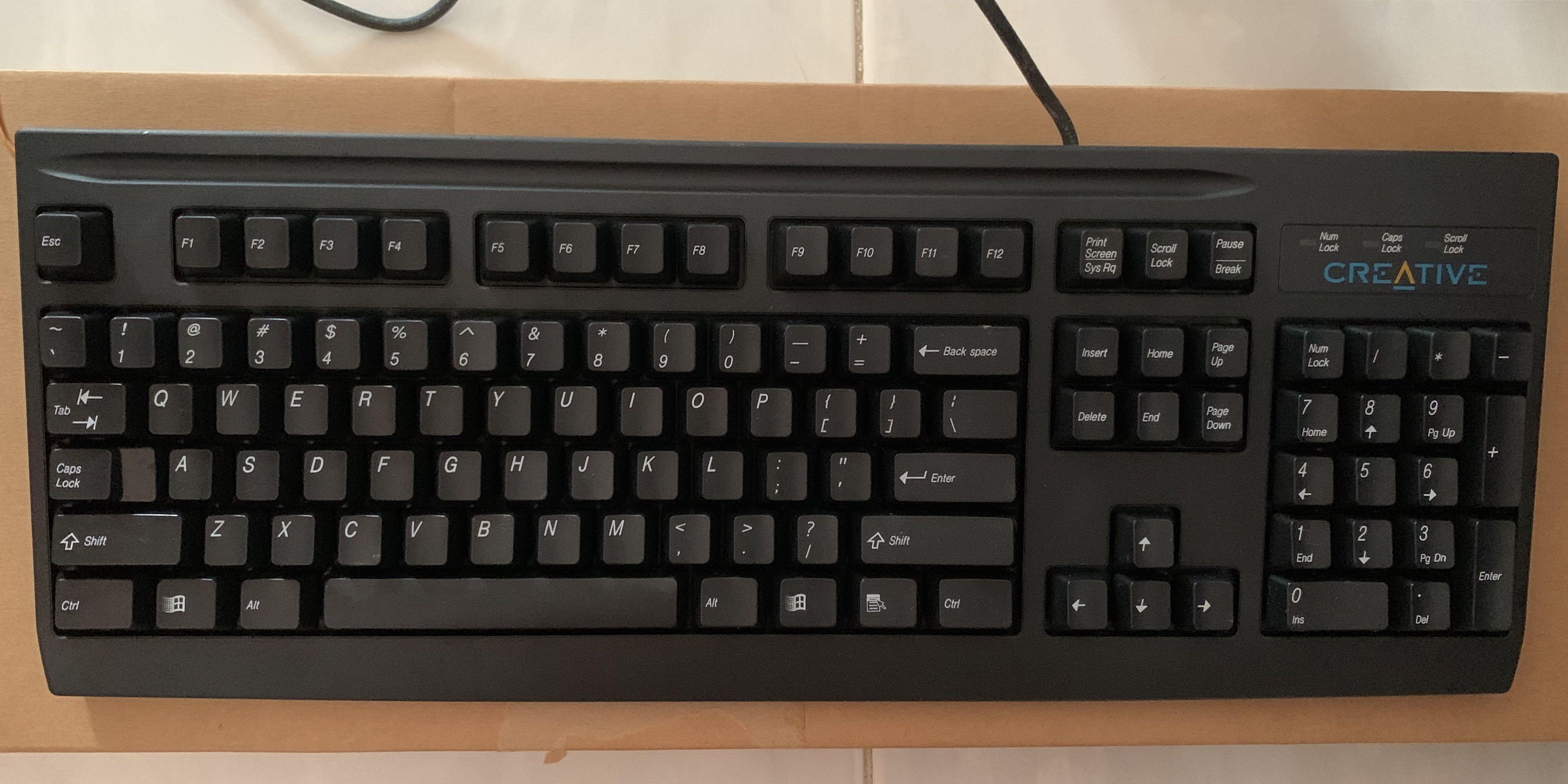 Creative Keyboard, Computers & Tech, Parts & Accessories, Computer ...