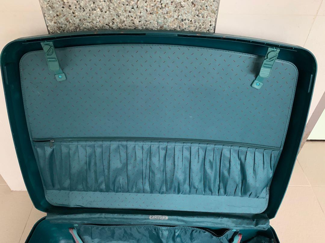 DELSEY Oyster Clamshell Large Suitcase 4 Wheel 28” Luggage with ...
