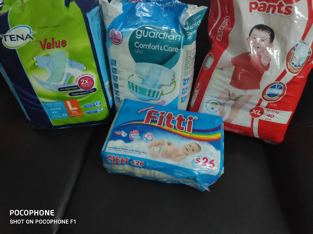 Diaper abd adult diaper, Babies & Kids, Bathing & Changing, Diapers ...