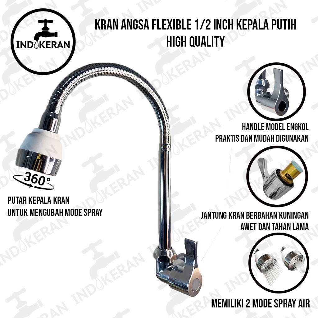 Wall mount / sink mount - Flexible goose tap, Furniture & Home Living ...