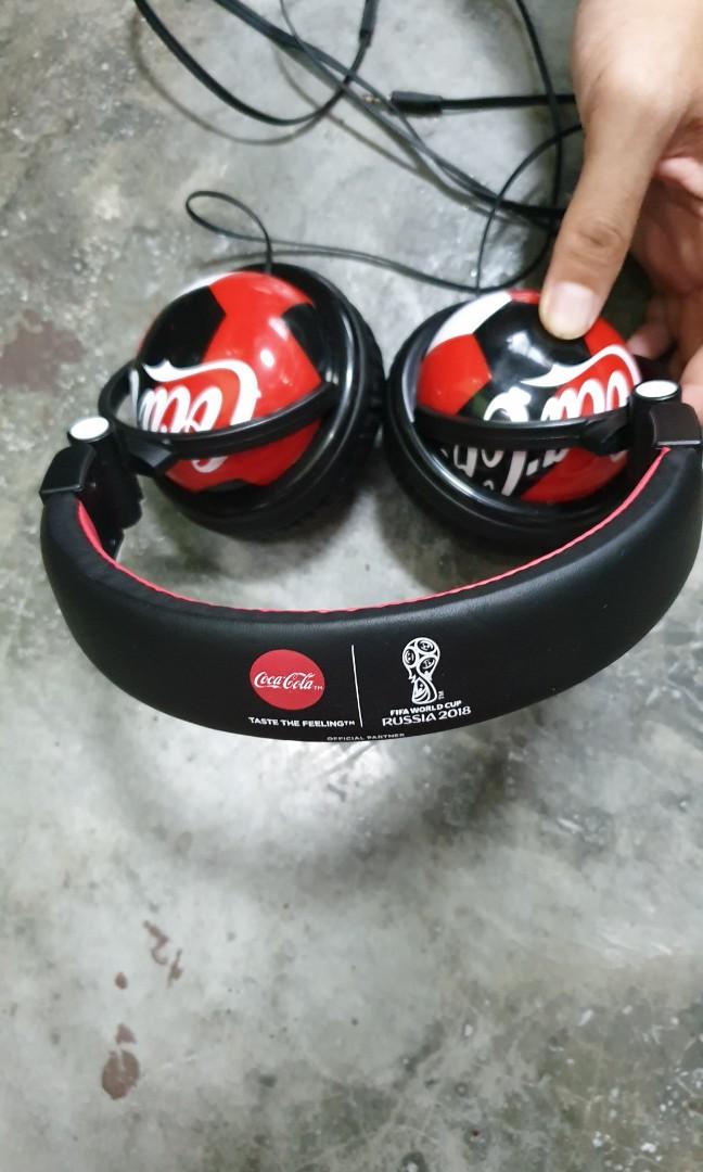 Headphone Coca-Cola, Audio, Headphones & Headsets on Carousell