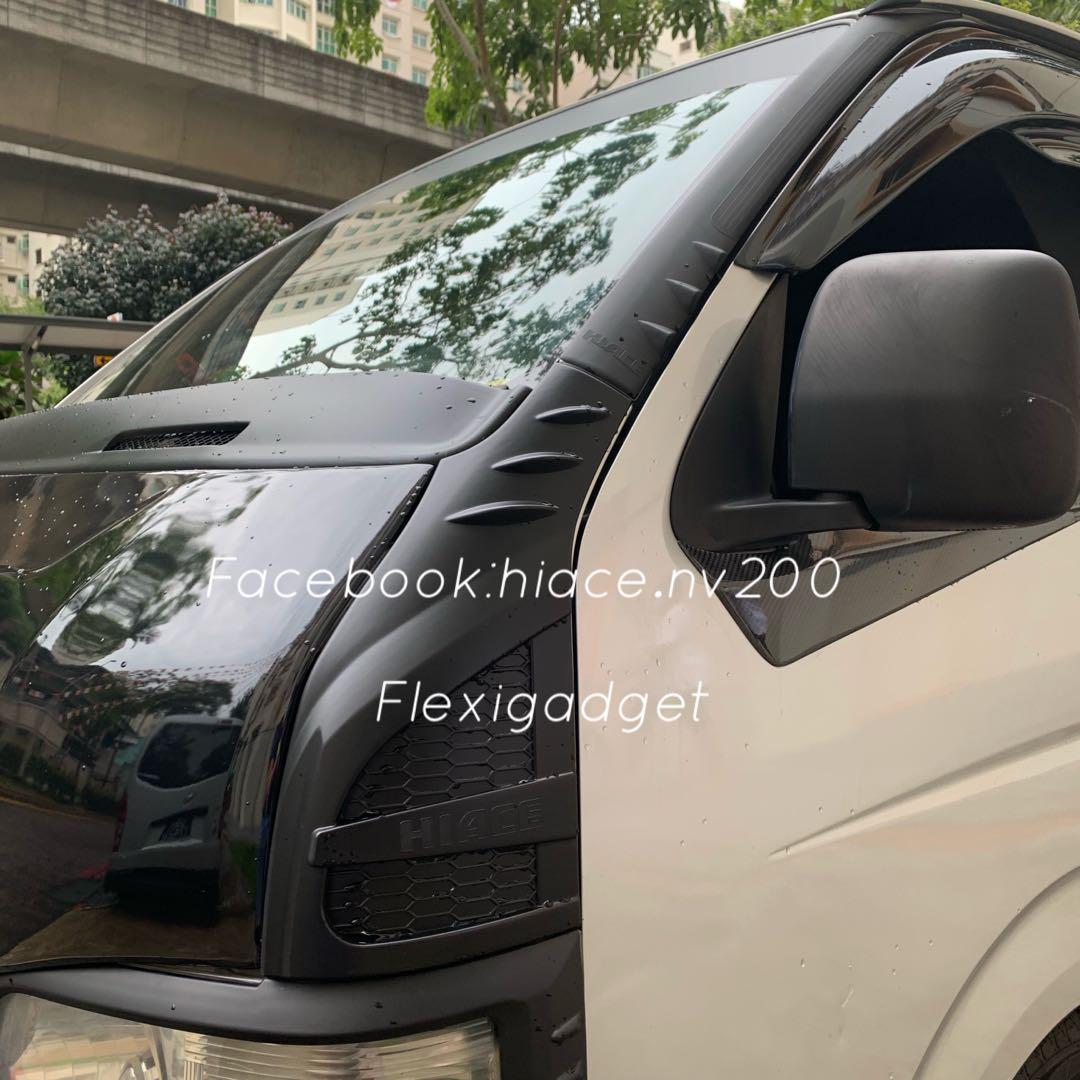 Hiace 3D Front Fender Trim Matt Black/ Hiace Pillar Cover / Toyota ...