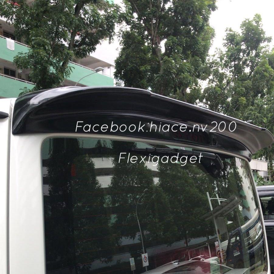 Hiace SAD Rear Roof Spoiler / Hiace Accessories/ Flexigadget / Hiace ...
