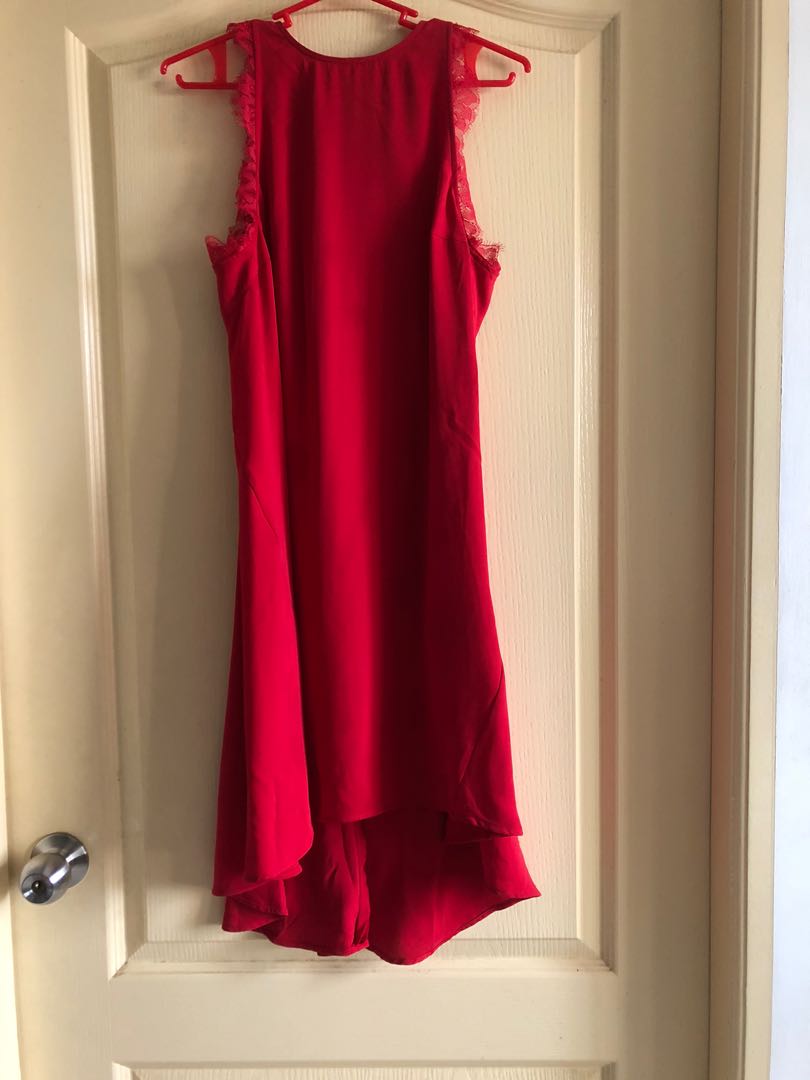 H&M Red dress, Women's Fashion, Dresses & Sets, Dresses on Carousell