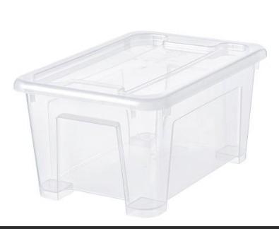 Ikea Transparent Plastic Box with Lid (5L), Furniture & Home Living ...