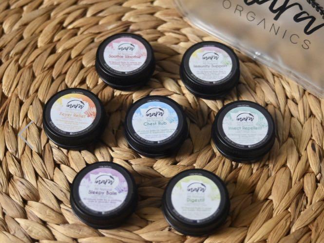 INARA ORGANICS TRAVEL SET 7 BALMS, Beauty & Personal Care, Bath & Body ...