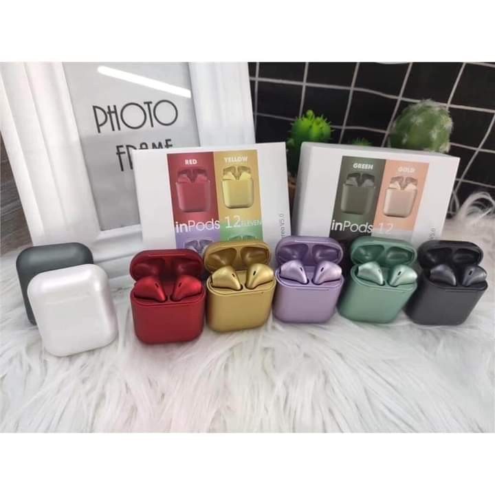 inPods 12 Metallic Series Wireless Earpods (Limited Edition), Audio ...