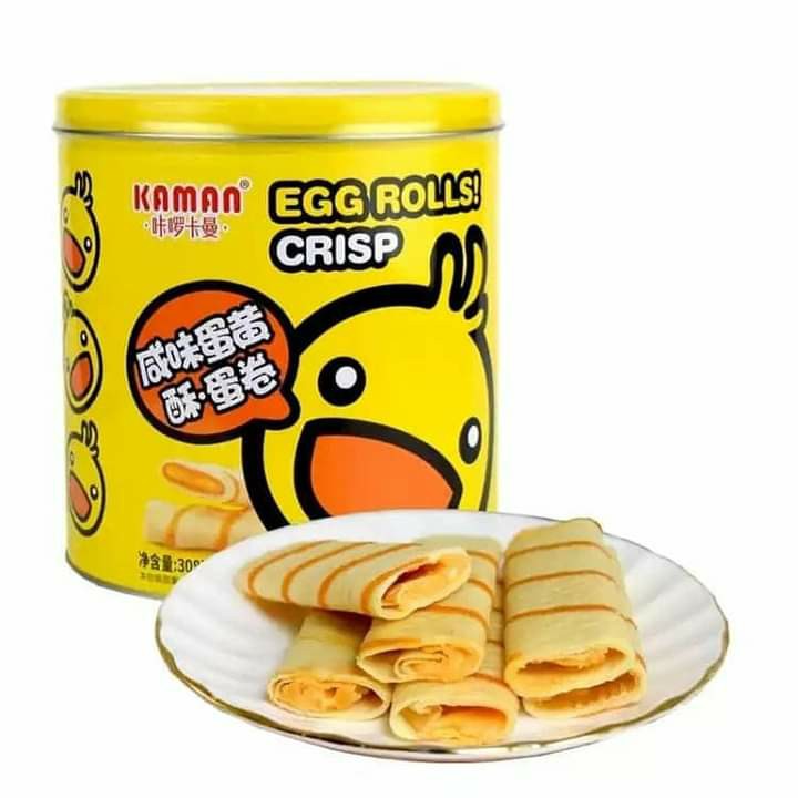 KAMAN Crispy Egg Roll, Food & Drinks, Packaged & Instant Food on Carousell
