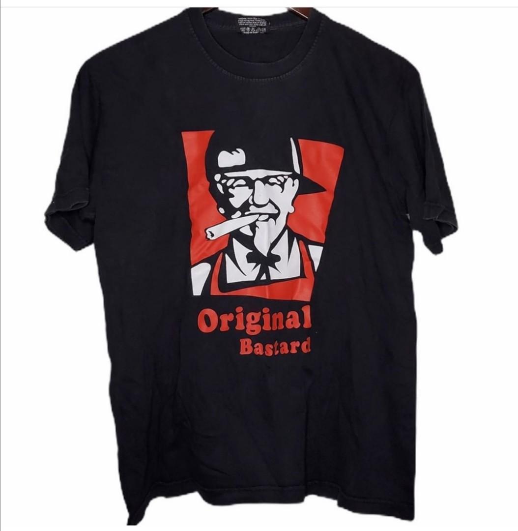 KFC Colonel Sanders "Original Bastard" (KFC Spoof), Men's Fashion, Tops ...