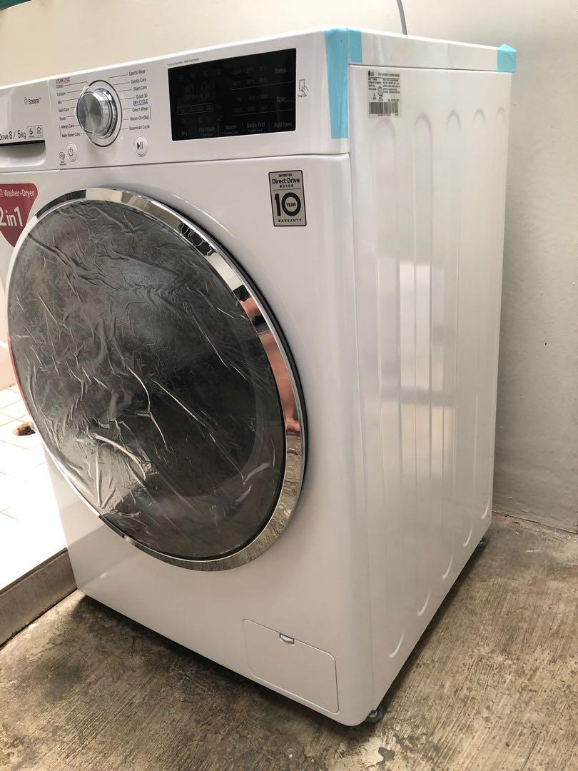 LG 2 in 1 Washer Dryer (Inverter), TV & Home Appliances, Washing ...