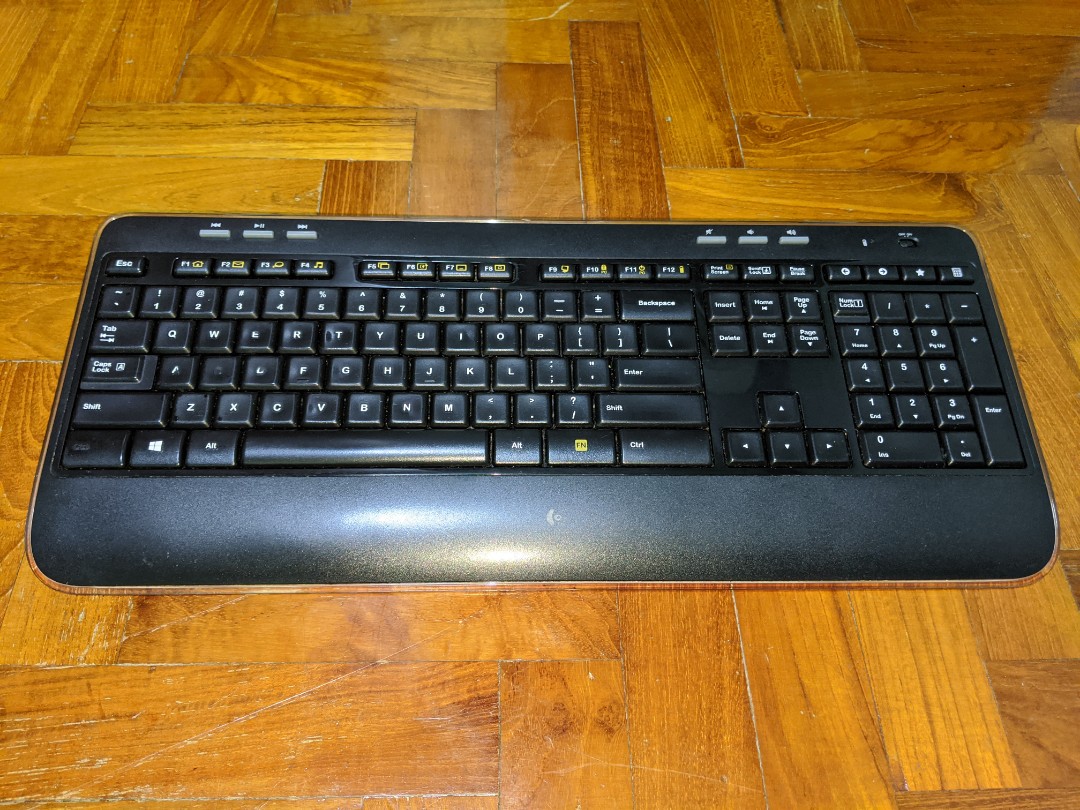 Logitech Wireless Keyboard K520 & Mouse M510, Computers & Tech, Parts ...