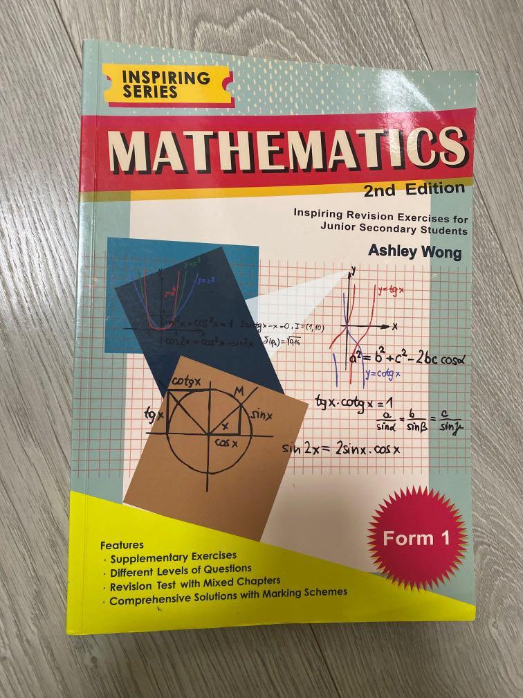 Mathematics Form 1 Exercises with Answer Key 英文數中一練習有答案, 興趣及遊戲, 書本 & 文具 ...