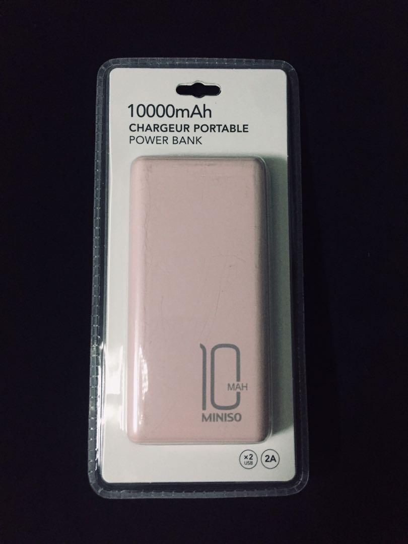 Miniso Powerbank 10000 mAh, Mobile Phones & Gadgets, Mobile & Gadget ...