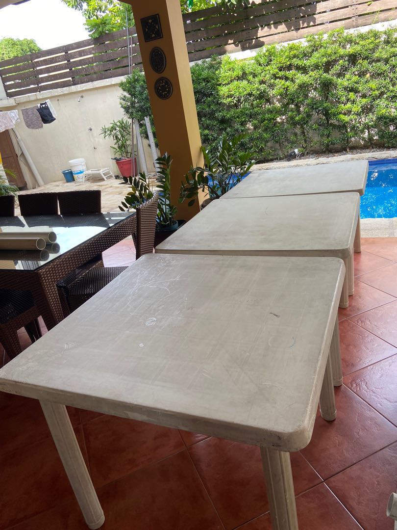 Monoblock tables, Furniture & Home Living, Furniture, Tables & Sets on ...