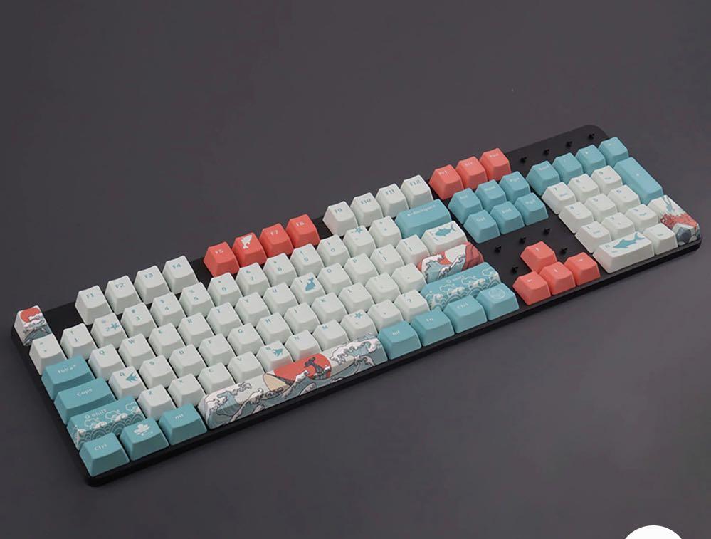 Nippon Wave Dye Sub Keycaps, Electronics, Computer Parts & Accessories ...