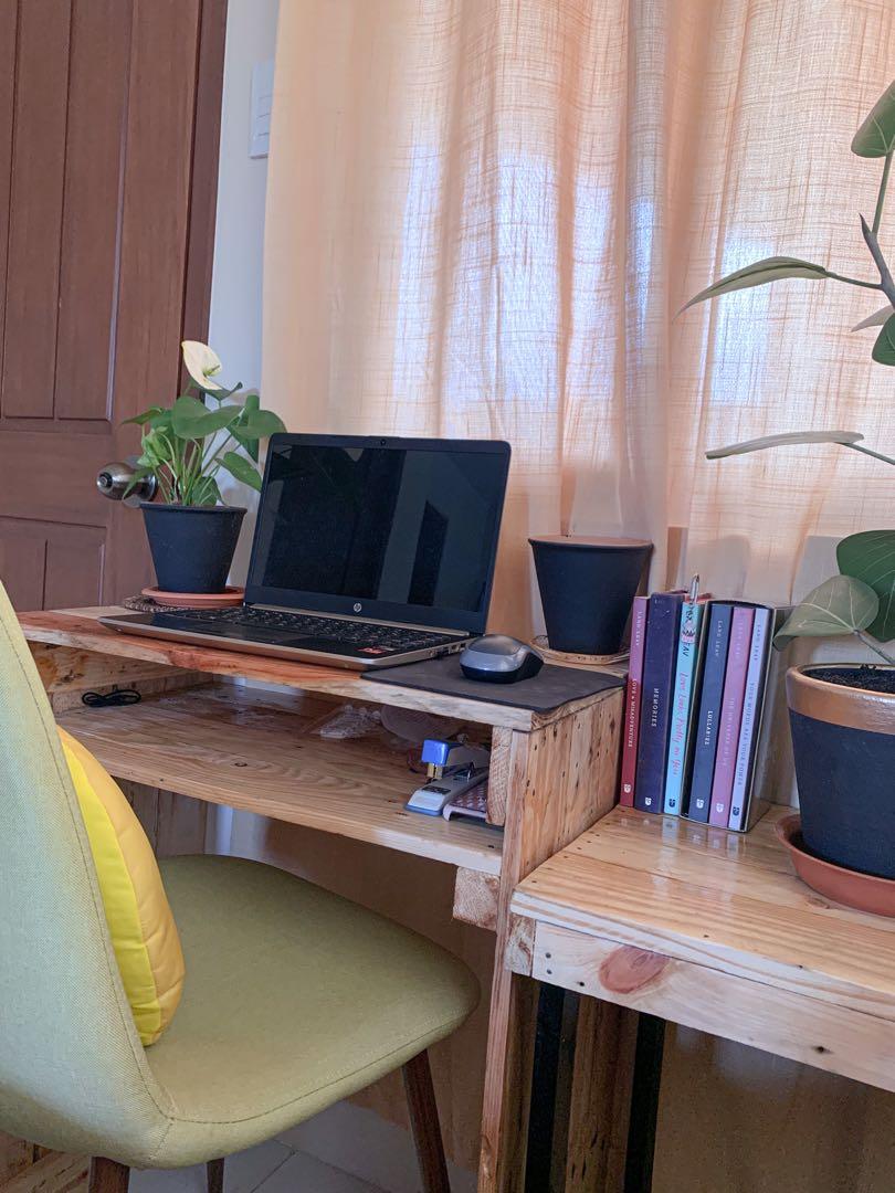 Pallet Study Table & Side Table, Furniture & Home Living, Furniture ...