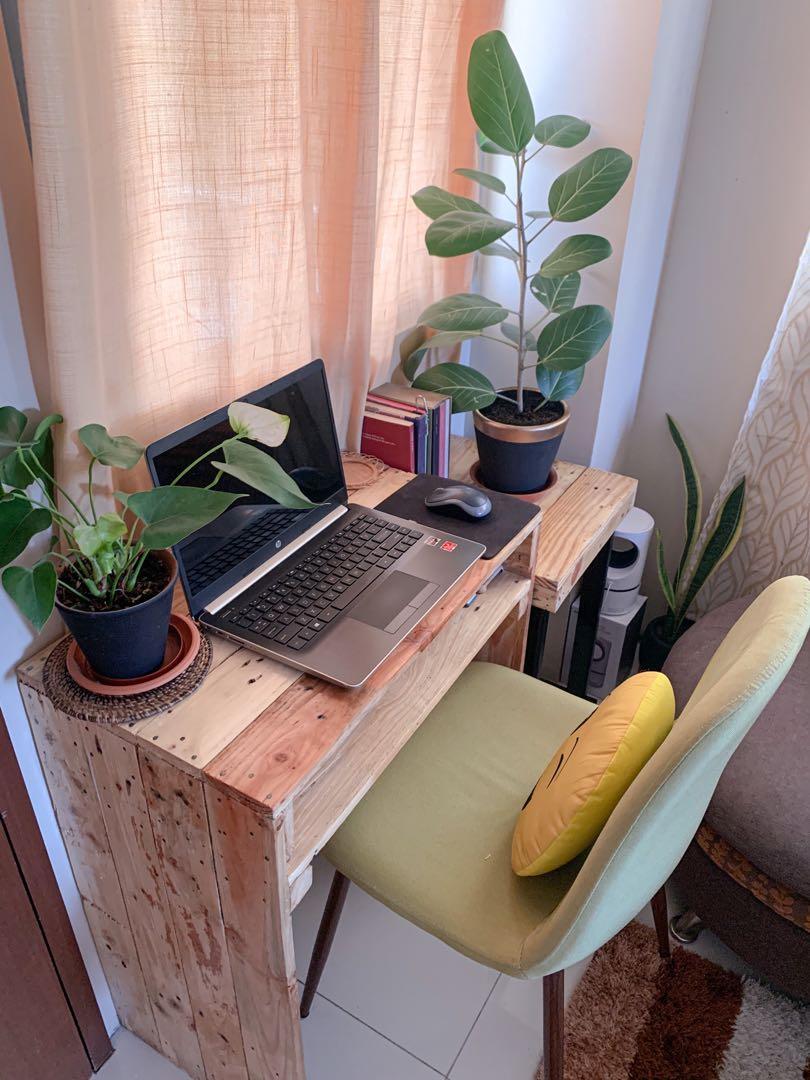 Pallet Study Table & Side Table, Furniture & Home Living, Furniture ...