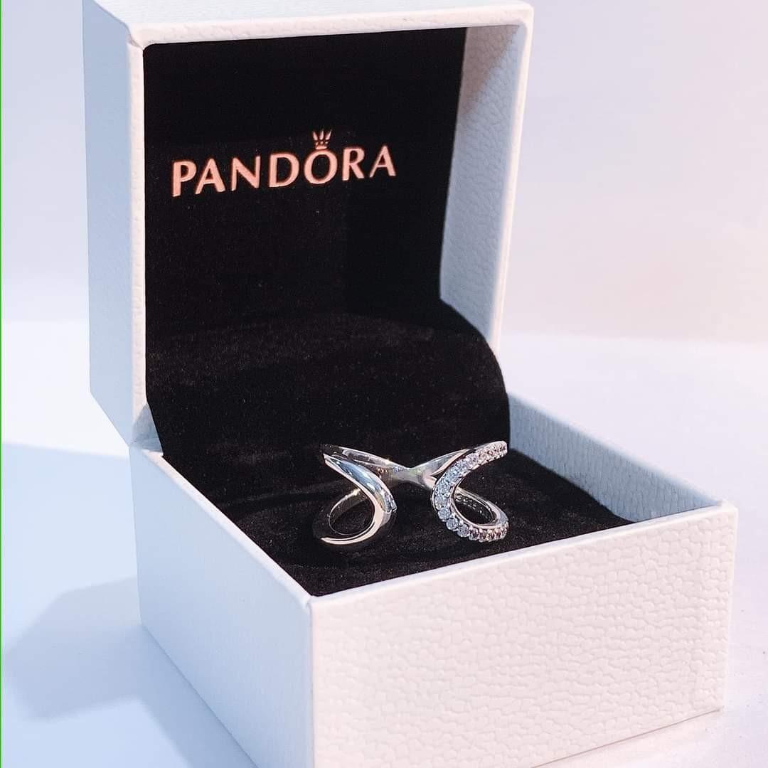 Pandora Wrapped Open Infinity Ring, Women's Fashion, Jewelry ...