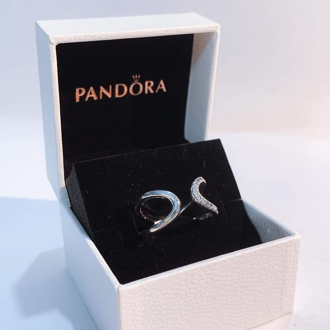 Pandora Wrapped Open Infinity Ring, Women's Fashion, Jewelry ...