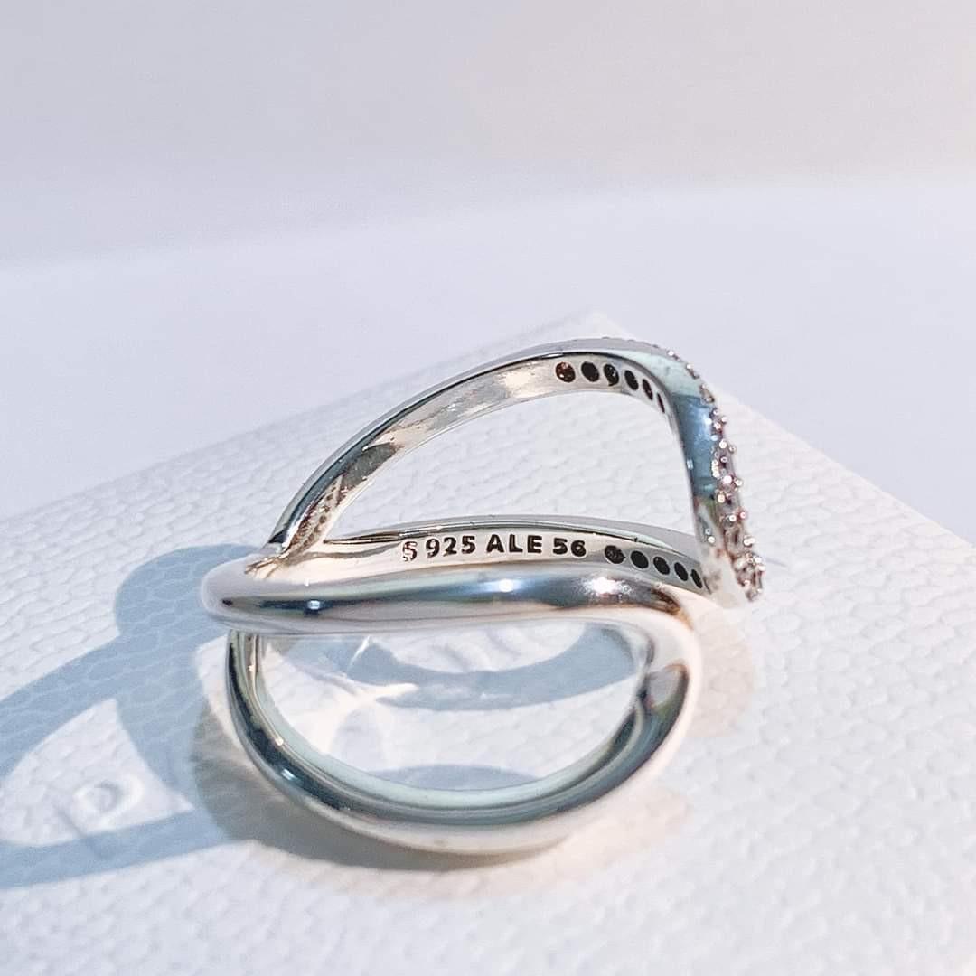 Pandora Wrapped Open Infinity Ring, Women's Fashion, Jewelry ...