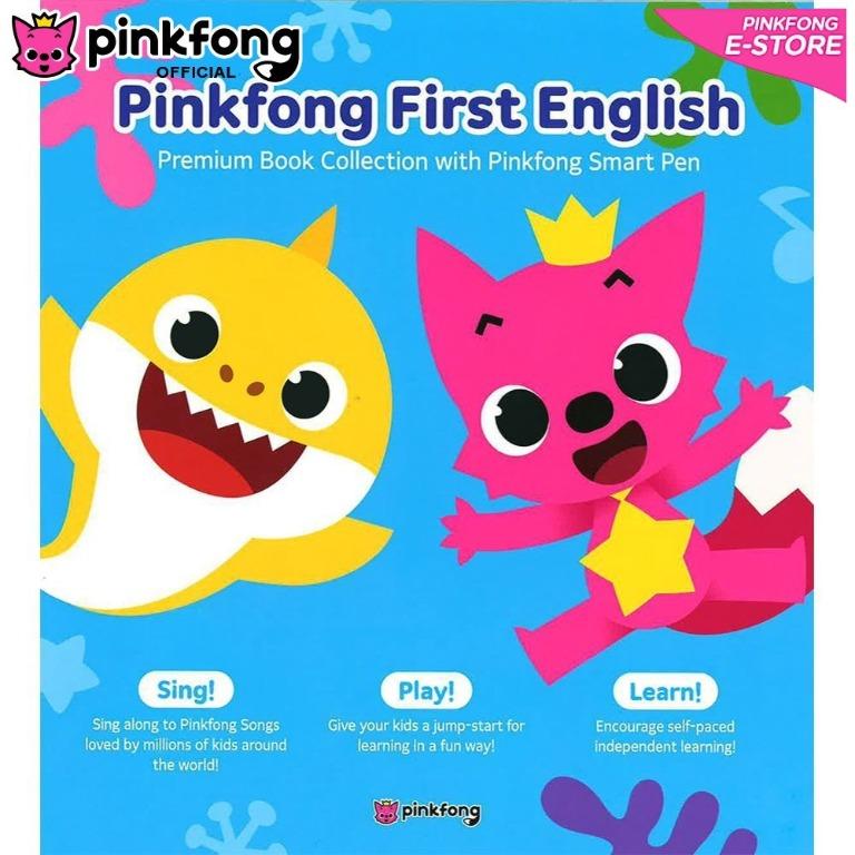 Pinkfong First English-Premium Book With Smart Pen, Hobbies & Toys ...