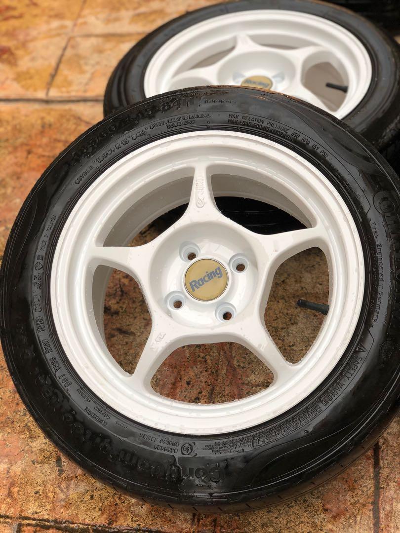 Rim Enkei RPo1 15 pcd100, Auto Accessories on Carousell