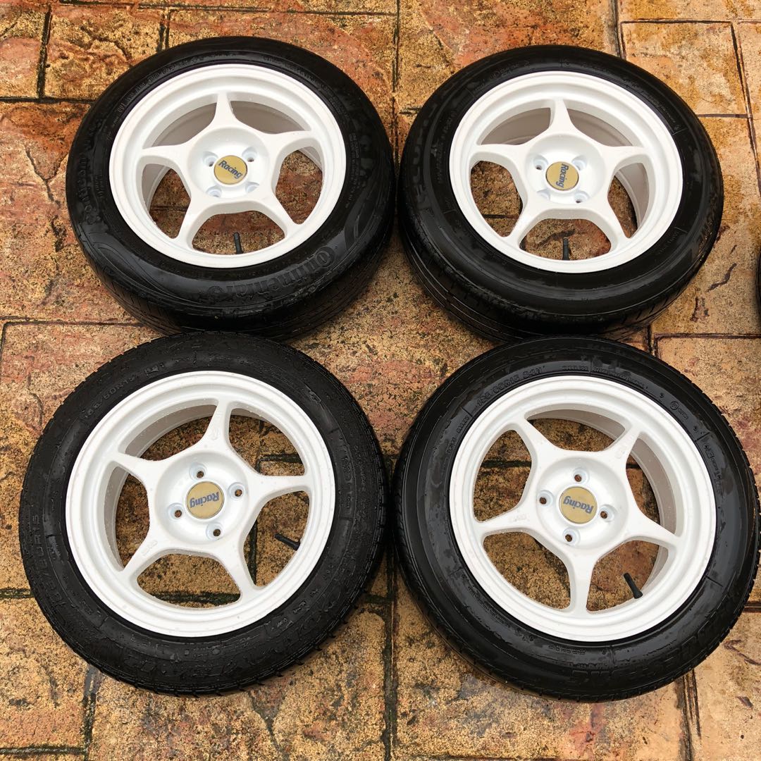 Rim Enkei RPo1 15 pcd100, Auto Accessories on Carousell