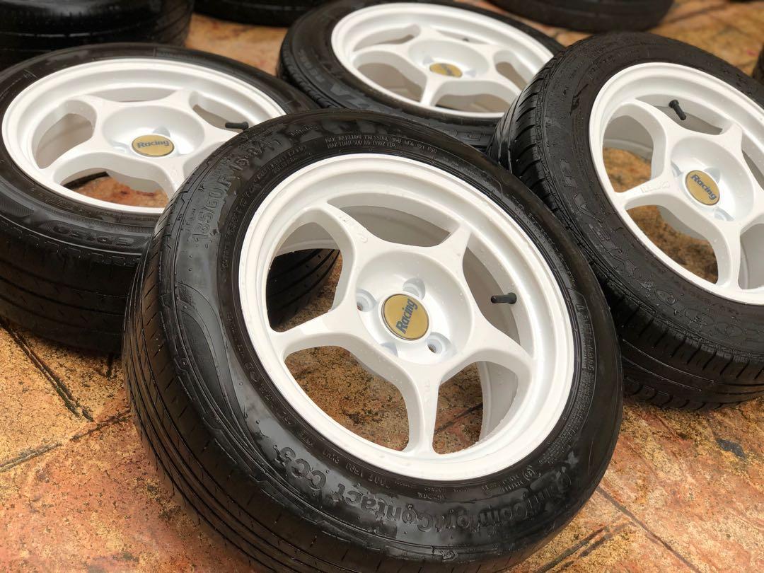 Rim Enkei RPo1 15 pcd100, Auto Accessories on Carousell