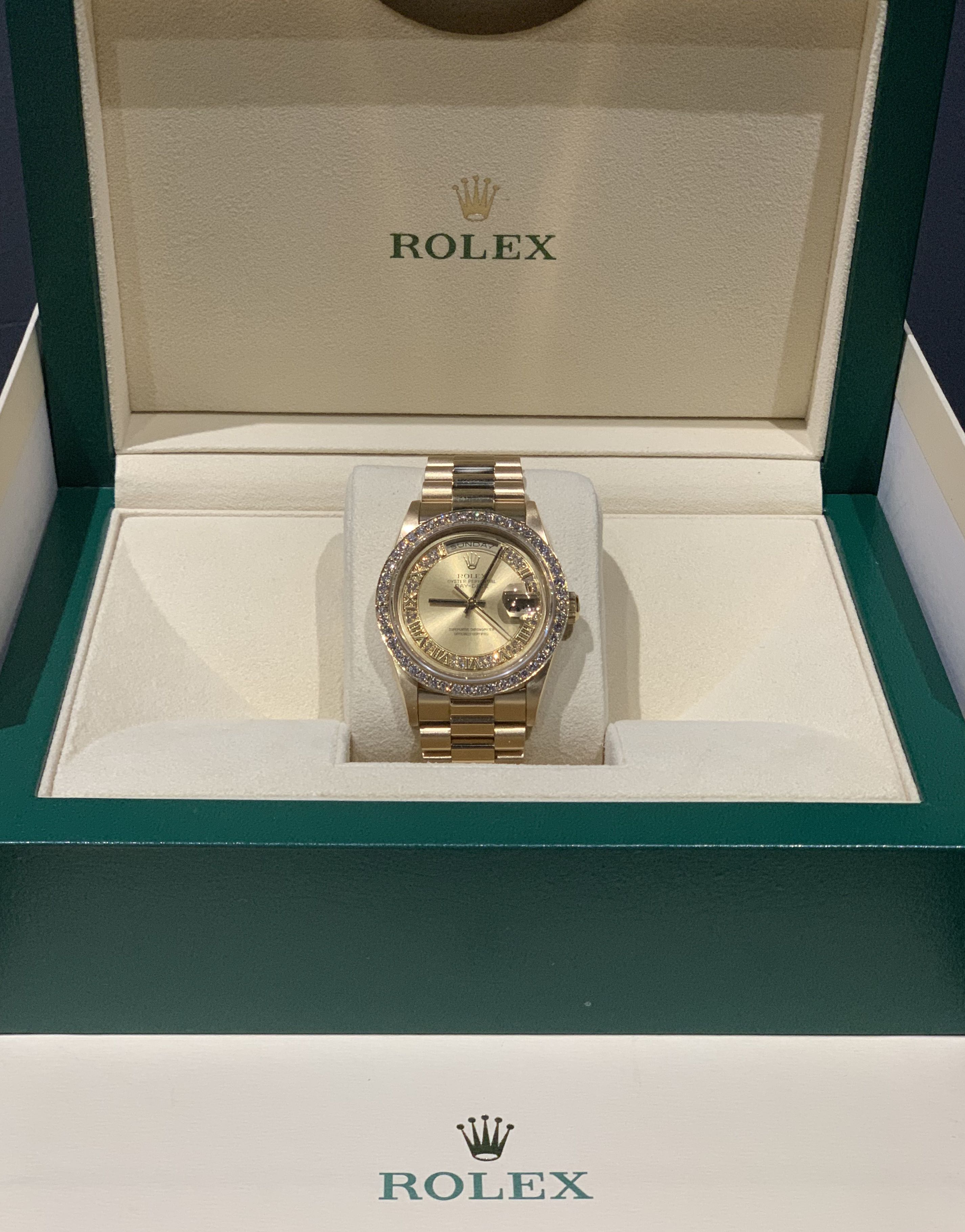 Rolex Full Gold Day Date Presidential Watch, Luxury, Watches on Carousell