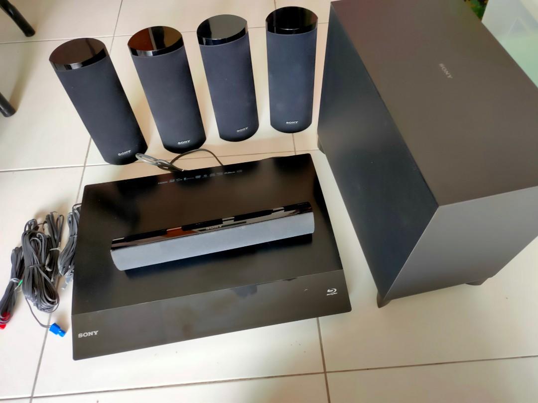 Sony BDV-E380 5.1 3D Blu-ray home cinemasystem (USB, HDMI, WLAN, 1000 Watt) black, TV & Home ...