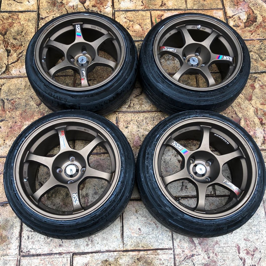 Sport Rim SSR Type C 17X10JJ PCD114, Auto Accessories on Carousell