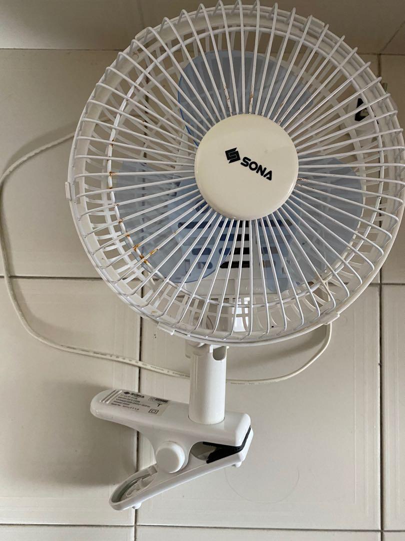 Table Clip Fan [Moving Out Sale], Furniture & Home Living, Lighting ...