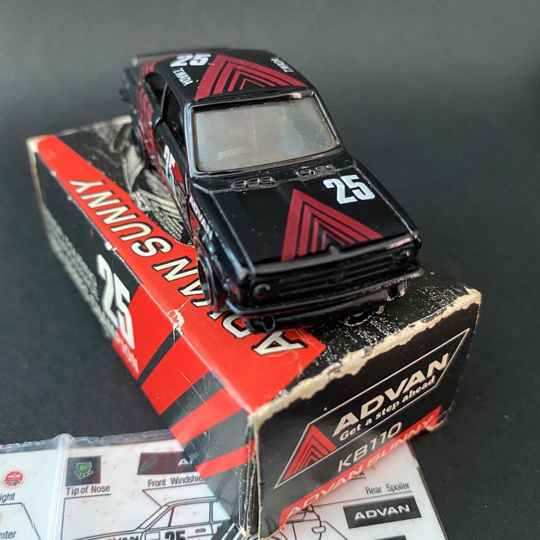 Tomica Nissan Sunny ADVAN 1200 Racing NO.25, Hobbies & Toys, Toys & Games on Carousell
