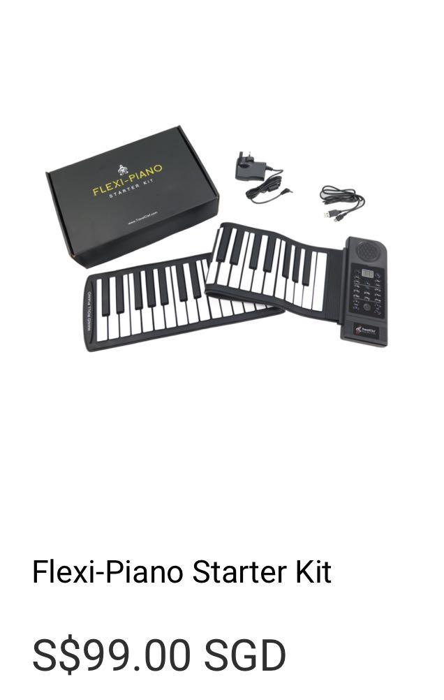 Travel clef rolled piano, Hobbies & Toys, Music & Media, Musical ...